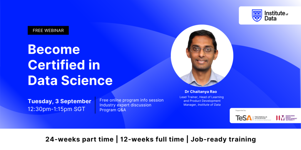 Singapore Data Science and AI Webinar - 3 September
